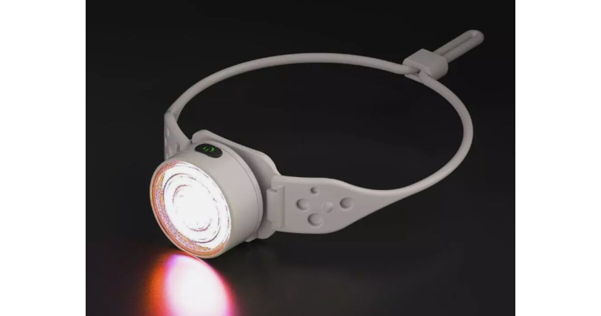 Lanterna de Cap G25 Frontala LED Alb si Color Banda Flexibila USB C ...
