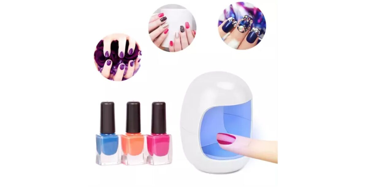 Mini lampa UV LED AO78041 manichiura 6W 3LED USB | Pepita.com