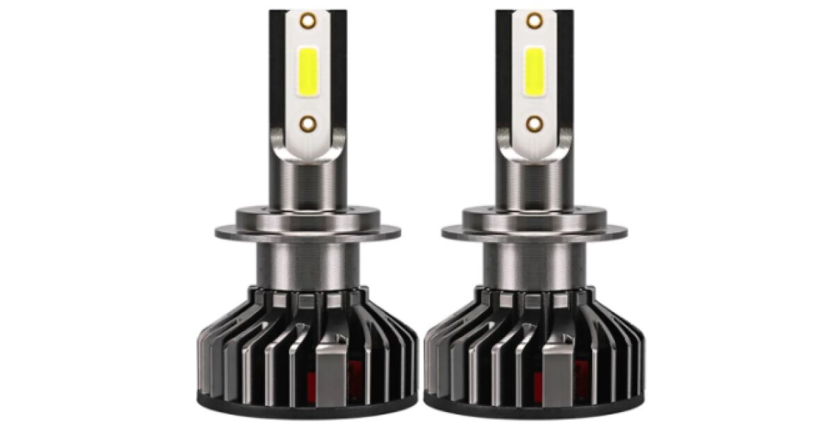Set 2 Becuri cu Led H7 Auto F2 putere 100W temperatura 6000K 10000 ...