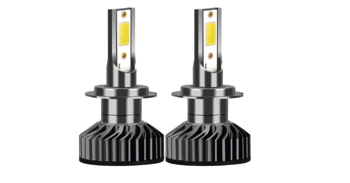 Set 2 Becuri cu Led H7 Auto F2 putere 100W temperatura 6000K 10000 ...
