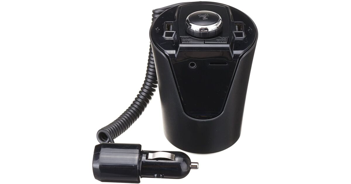 Modulator Bluetooth Auto ElektroStator BX6, FM, 2 x USB, Negru | Pepita.com