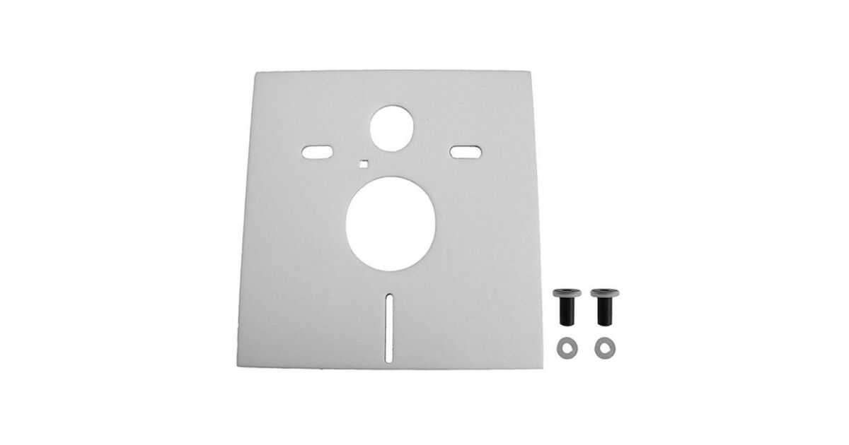 Set rezervor incastrat Geberit, Duofix, cu set fixare si clapeta alba ...