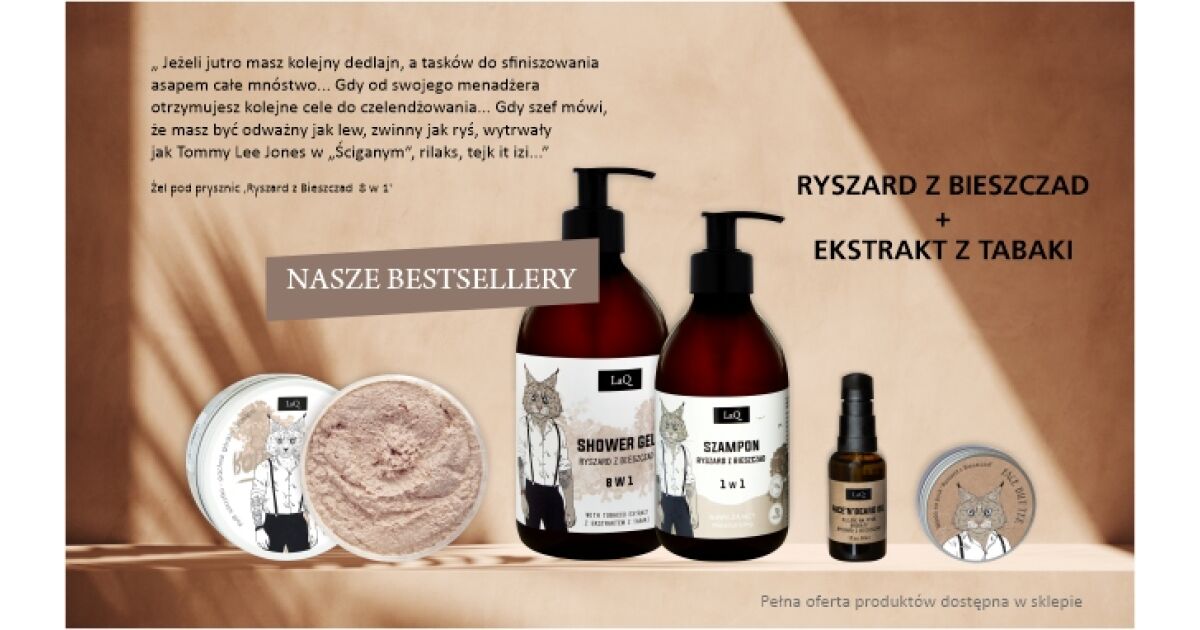 LAQ RYSZARD z BIESZCZADY tusfürdő 500 ml/ 7169 | Pepita.hu