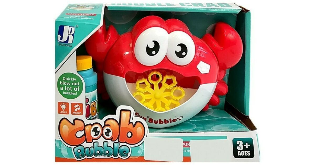 Bubble Making Machine Blower Solution Bubbles Maker Automatic Machine Crab Red | Pepita.hu