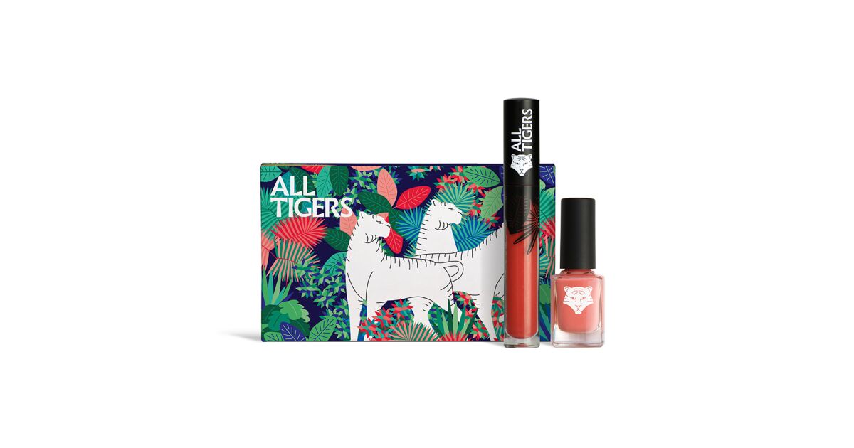 Set All Tigers: Natural & Vegan, Liquid Lipstick, 683, Make Your Mark ...