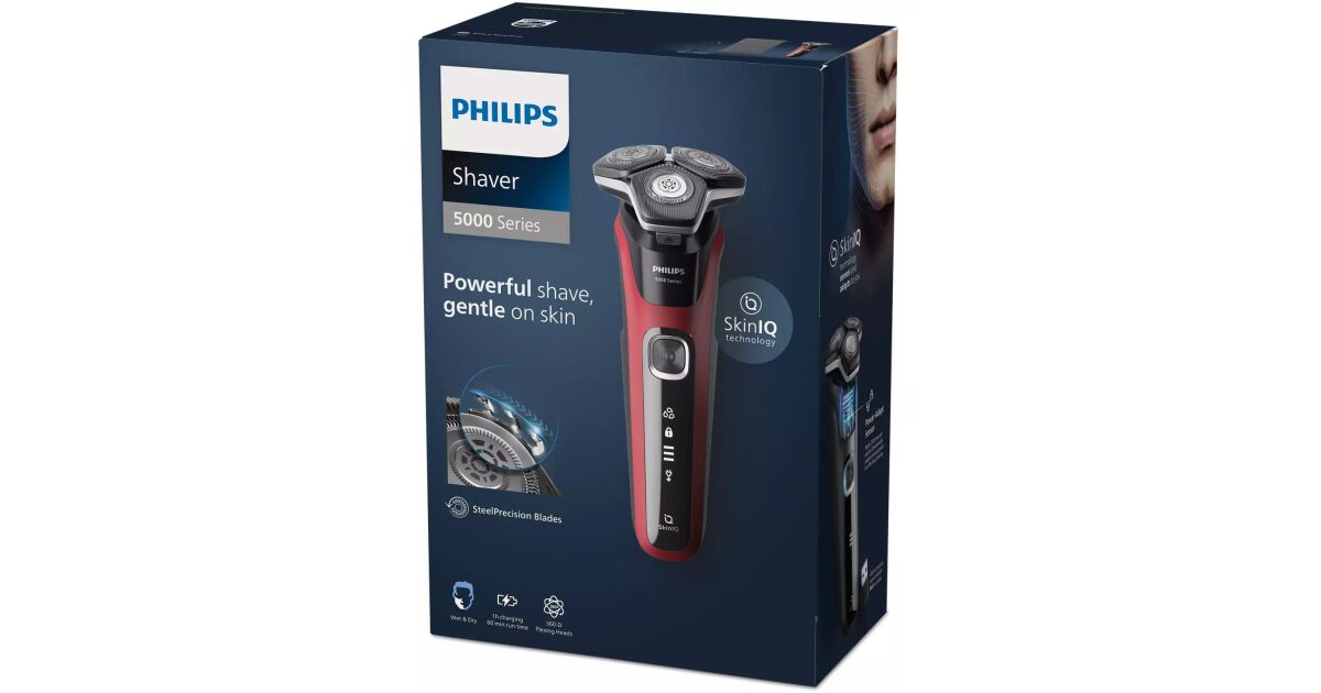Philips S5883/10 Shaver Series 5000 nedves és száraz elektromos borotva ...