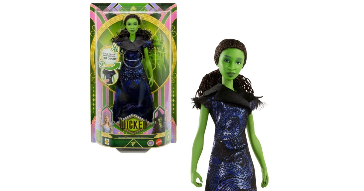 Mattel JFM09 Wicked: Éneklő Elphaba Divatbaba | Pepita.hu