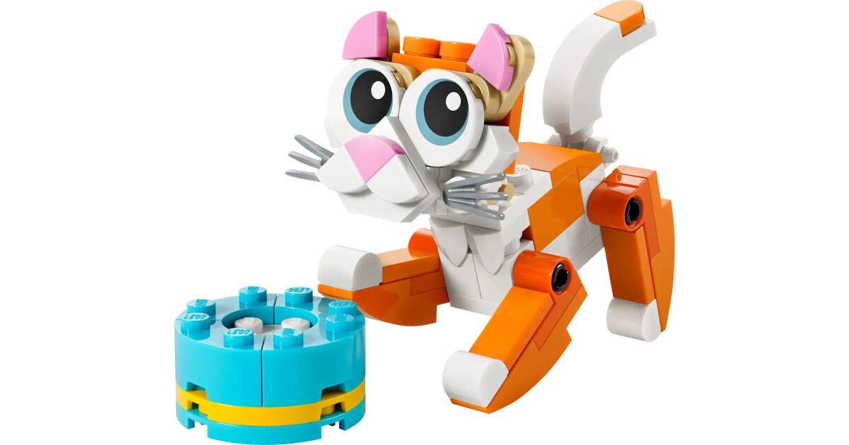 LEGO 30714 Creator 3-In-1 - Narancssárga Macska | Pepita.hu