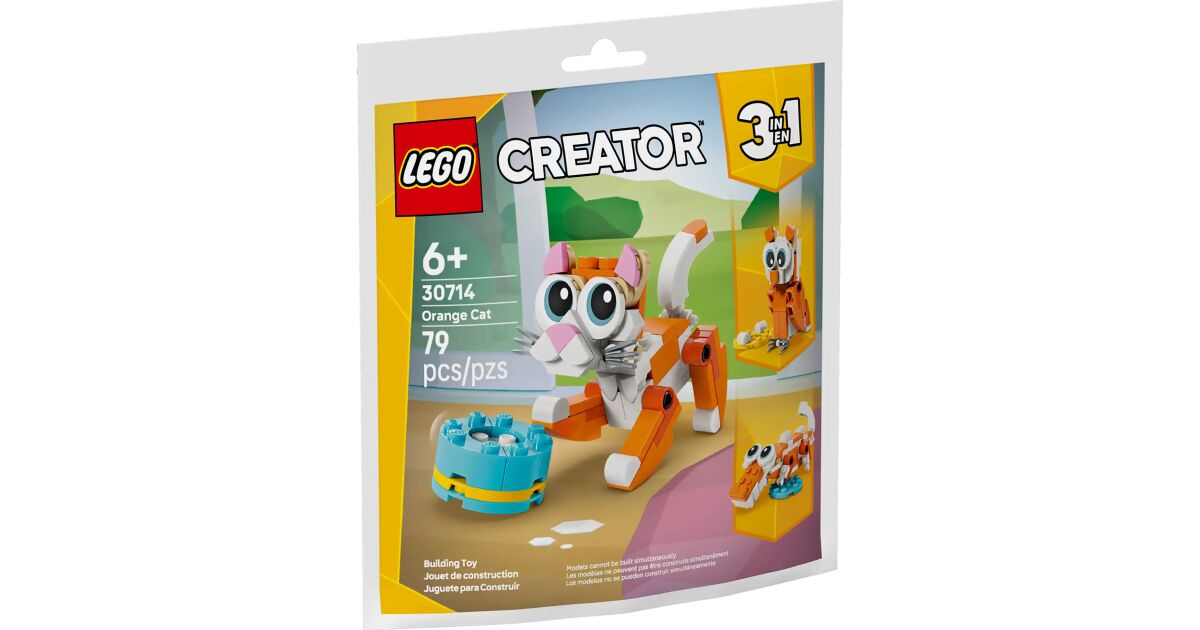 LEGO 30714 Creator 3-In-1 - Narancssárga Macska | Pepita.hu