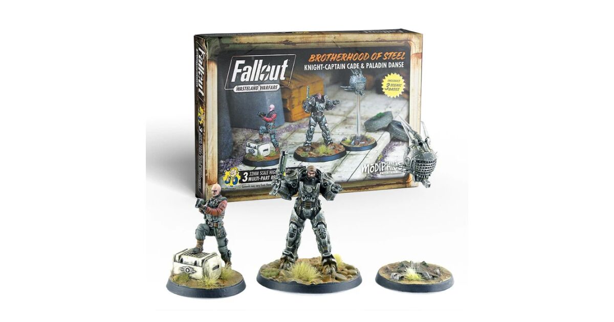Fallout Wasteland Warfare – Brotherhood of Steel Knight-Captain Cade ...