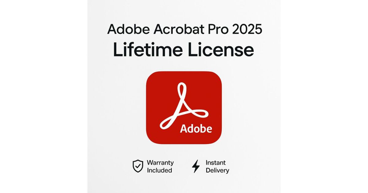 Adobe Acrobat Pro 2025 - Vollversion - Windows - Kein Abo ...
