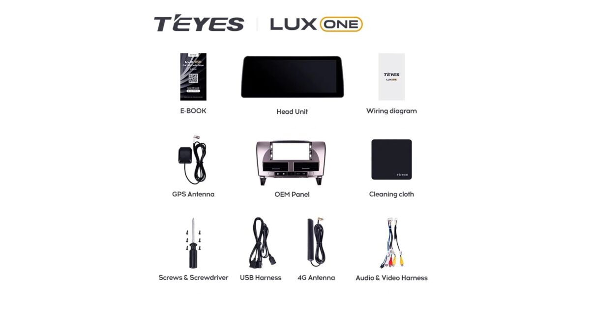 Navigatie Auto Teyes Lux One Toyota Harrier 2003-2013 4+32GB 12.3 IPS ...