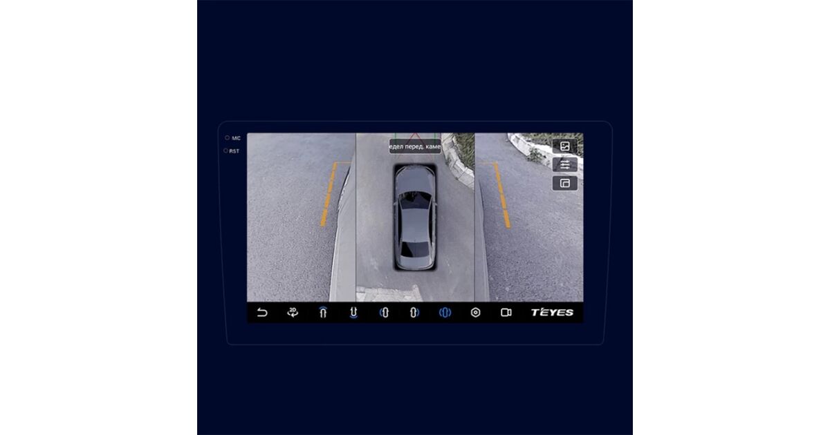 Navigatie Auto Teyes CC3 2K 360°, 6+128GB 10.36 QLED Octa-core 1.8Ghz, Android 4G Bluetooth 5.1 ...