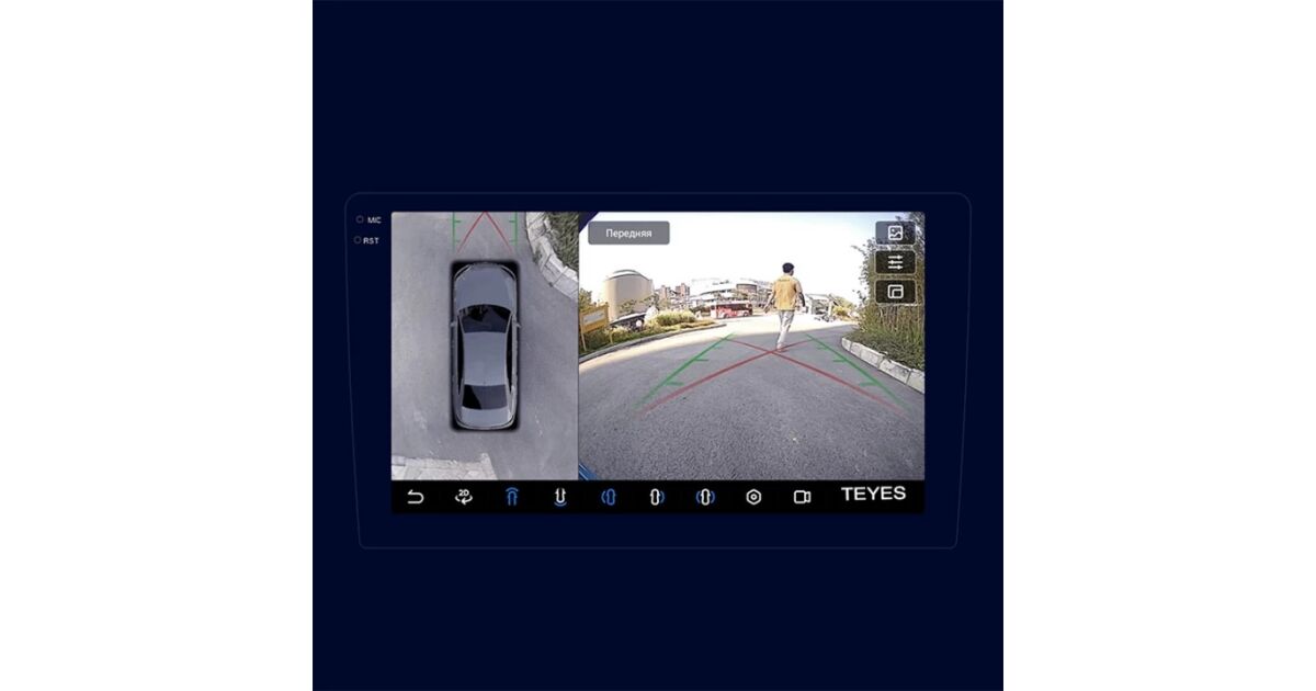 Navigatie Auto Teyes CC3 2K 360°, 6+128GB 10.36 QLED Octa-core 1.8Ghz, Android 4G Bluetooth 5.1 ...