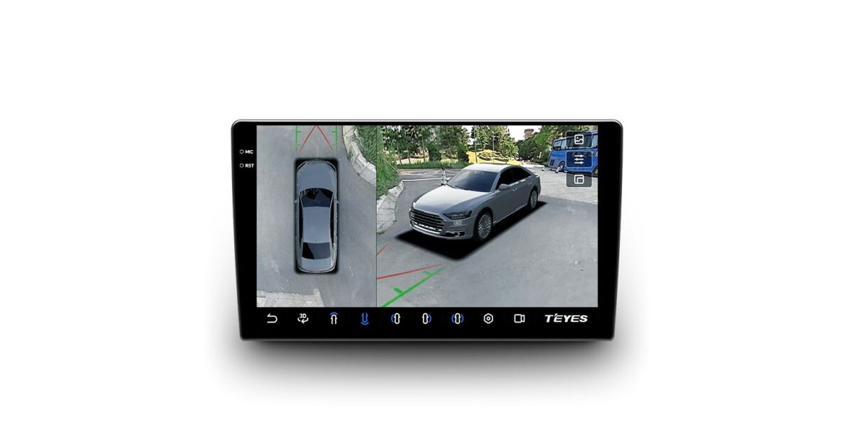 Teyes CC3 2K 360° Auto Navigation für Volvo XC90 2002-2014, 6+128GB 9.5 ...