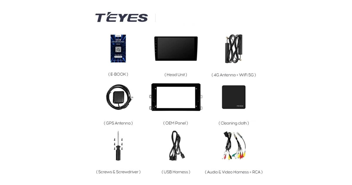 Navigácia do auta Teyes CC3L Toyota Highlander 4 2019-2021 4+64GB 9 IPS ...