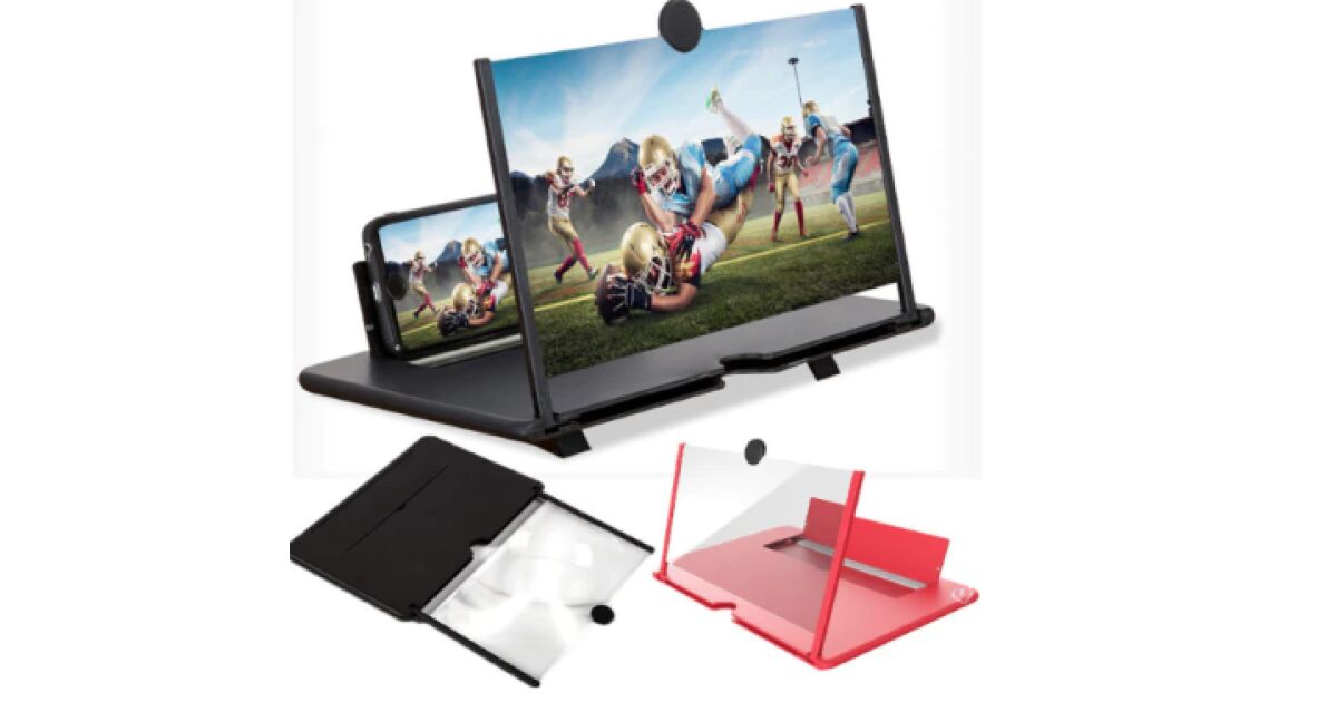 Ecran Lupa de 7inch 3D HD Amplificator de marire pentru telefon mobil ...