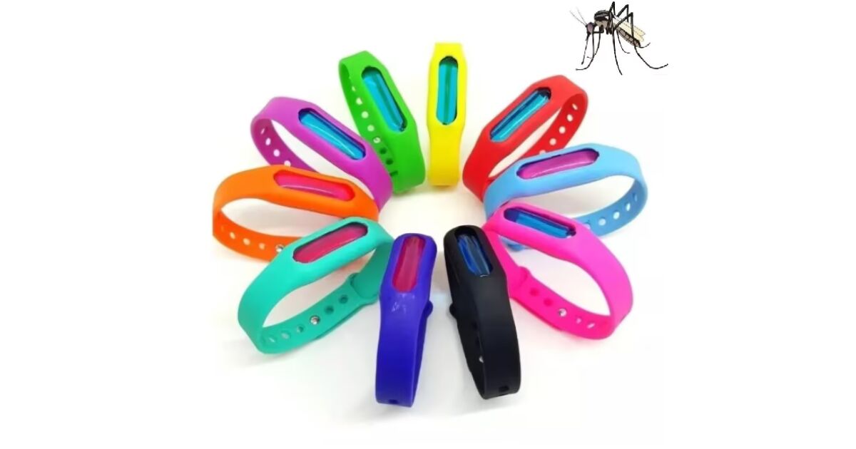 Szúnyog- és rovarriasztó karkötő, gyerekeknek, akár 300 órás riasztó ...