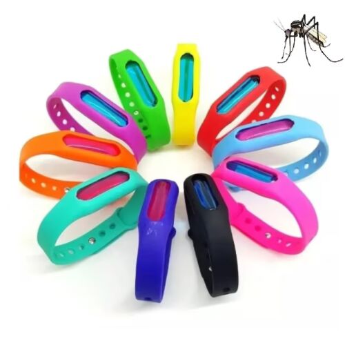 Szúnyog- és rovarriasztó karkötő, gyerekeknek, akár 300 órás riasztó ...