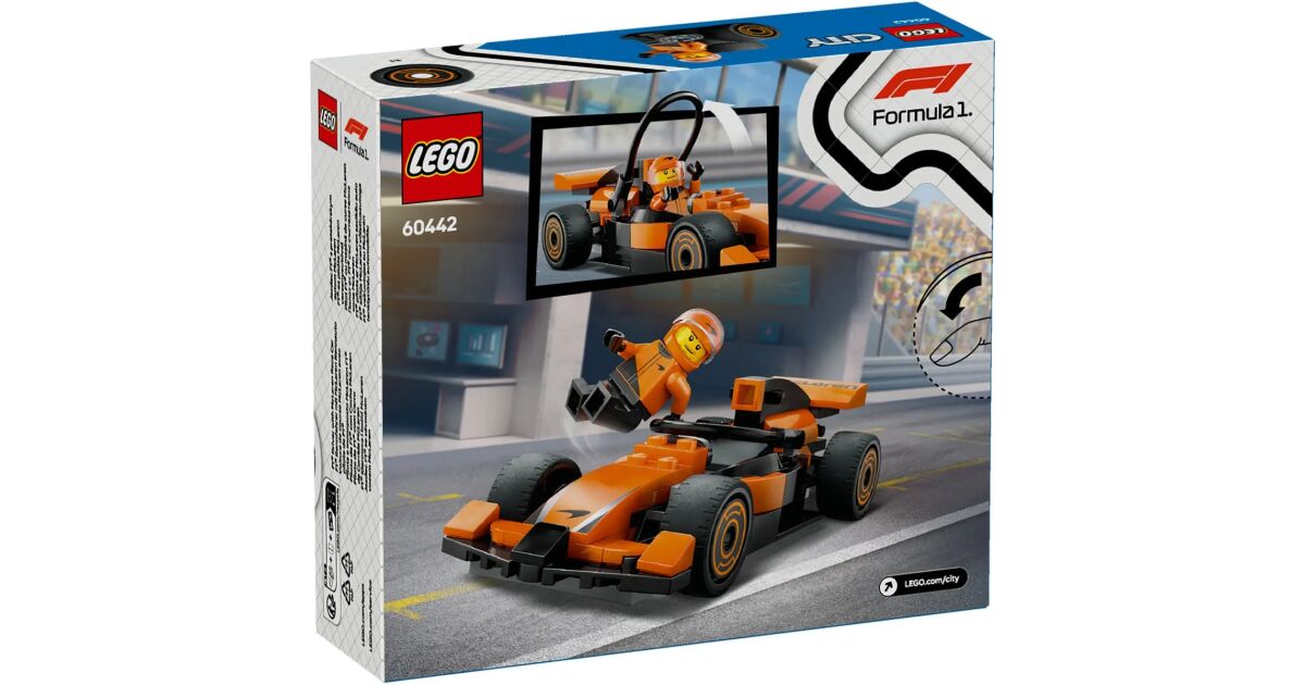 LEGO City F1-Pilot mit McLaren-Rennwagen 60442 | Pepita.com