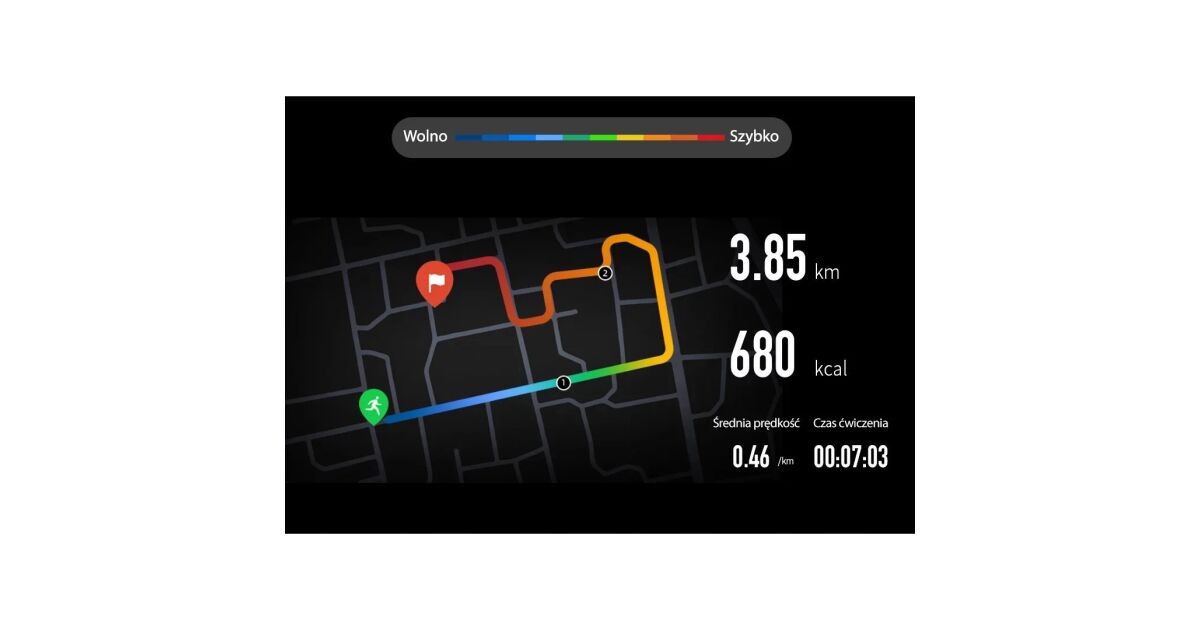 Ceas inteligent Mibro GS Active cu curea din silicon (MIBAC_GS-Active ...