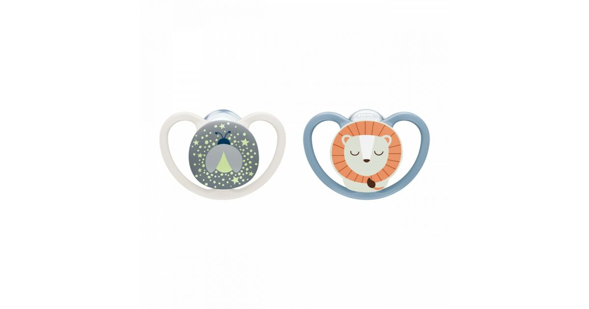 Suzetă pentru bebeluși NUK Perfect Match Air Night FIREFLY/LION 0-6 ...