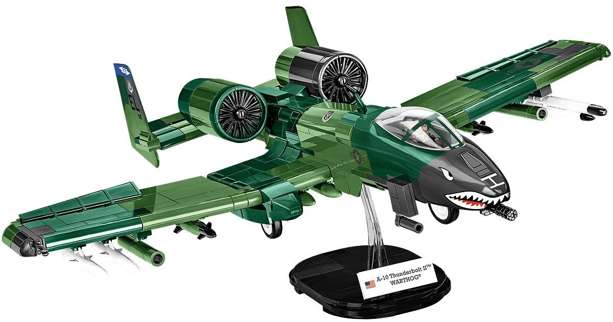 Cobi 5856 A-10 Thunderbolt II Warthog repülőgép 667 darabos Építőjáték ...