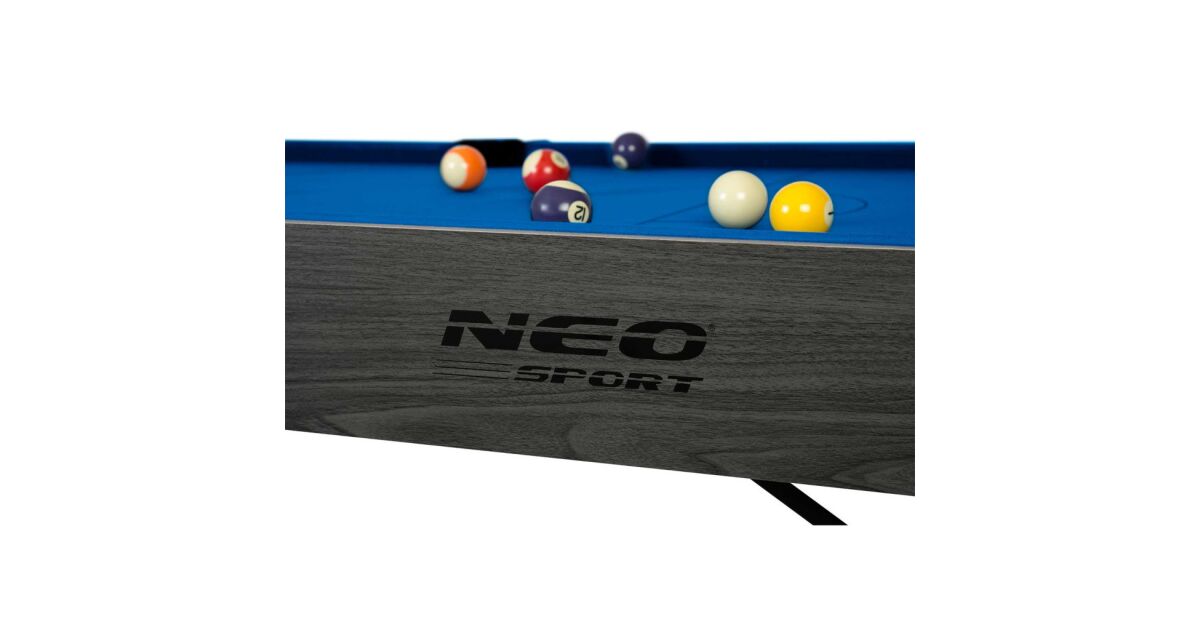 Biliárdasztal kiegészítőkkel, 178 x 95 x 80 cm - Neo-Sport NS-809-A ...