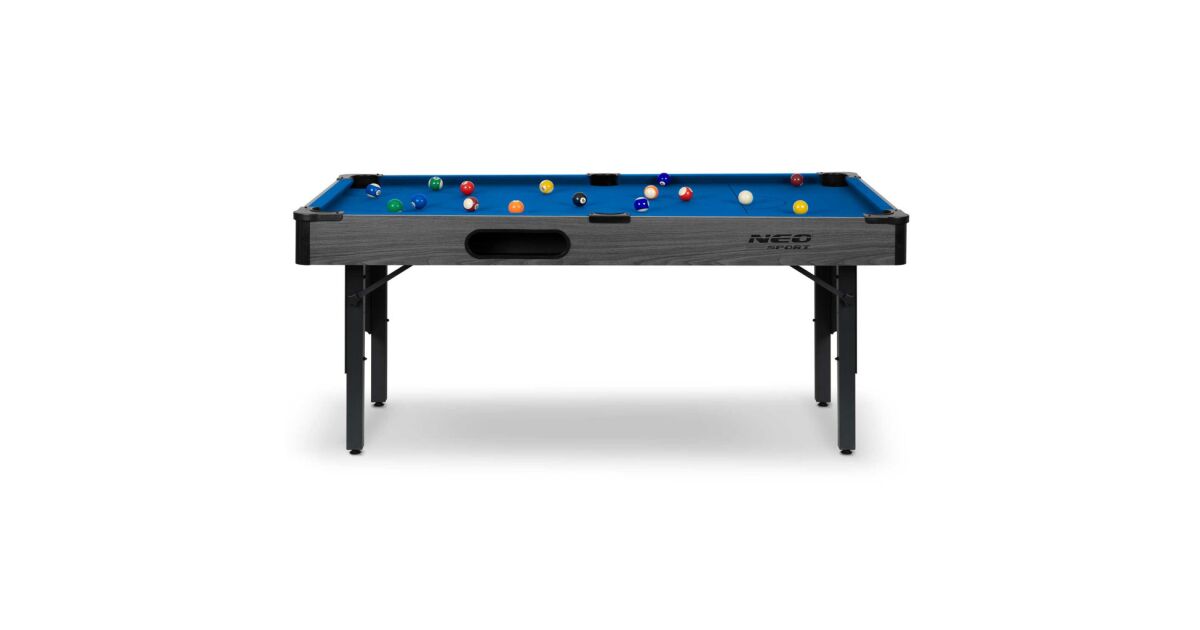 Biliárdasztal kiegészítőkkel, 178 x 95 x 80 cm - Neo-Sport NS-809-A ...