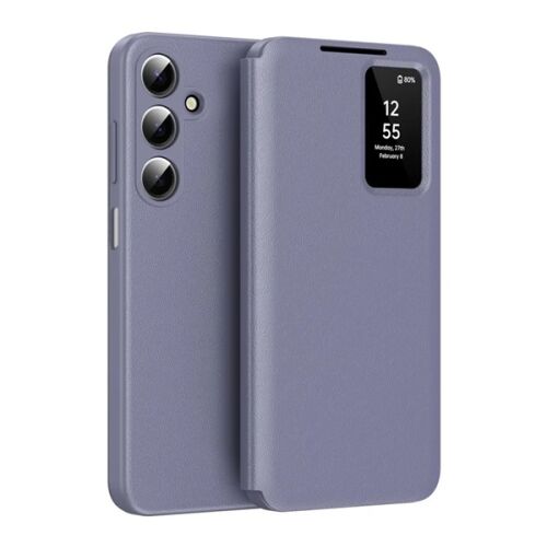 Tok álló (aktív FLIP, oldalra nyíló, Smart View Cover) LILA Samsung ...