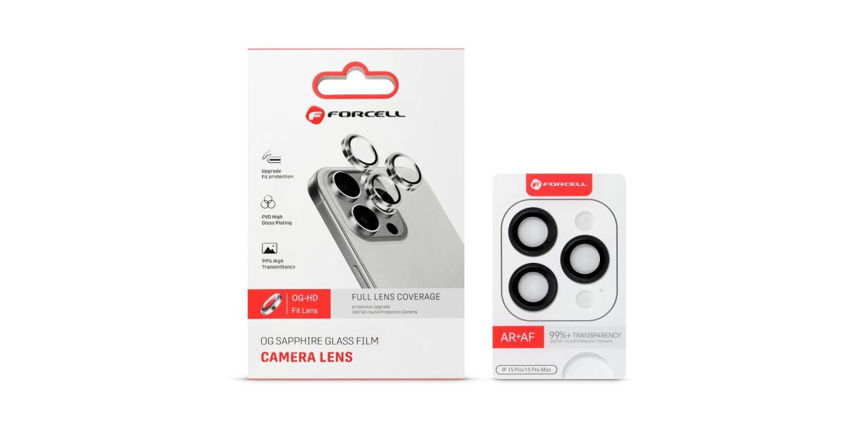 Forcell Premium Camera Lens kamera lencse védő edzett üveg rózsaarany ...