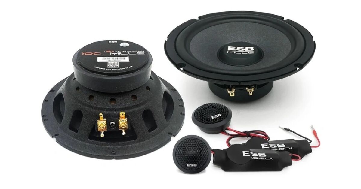 Pachet Difuzoare Auto cu subwoofer Citroen C4 2020-2023 ESB 1000 340 W ...