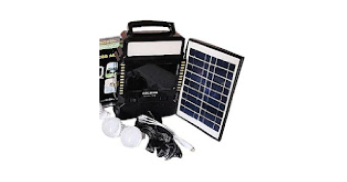 Kit Solar GD8086 Antena TV Radio FM USB MP3 si 3 becuri | Pepita.com