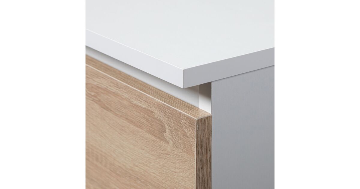 Dulap suspendat, cu usa si 3 rafturi interioare, PAL 16 mm, 40x30x99 cm ...