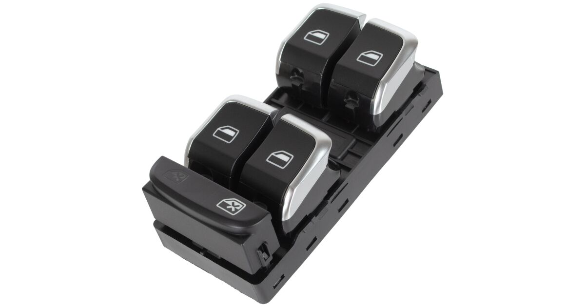 Audi A5 07-17 elektromos ablakemelő vezérlőpanel KRÓM | Pepita.hu