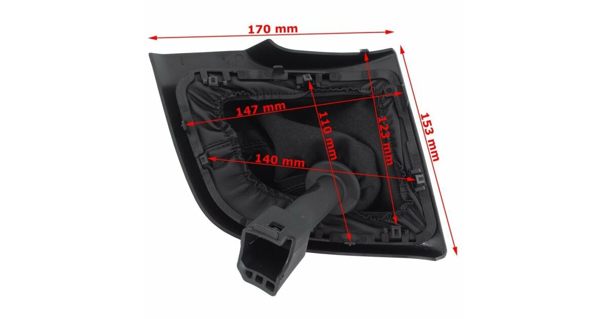 Peugeot Boxer 2006- FEKETE váltóvédő gumiharang + FEKETE váz | Pepita.hu