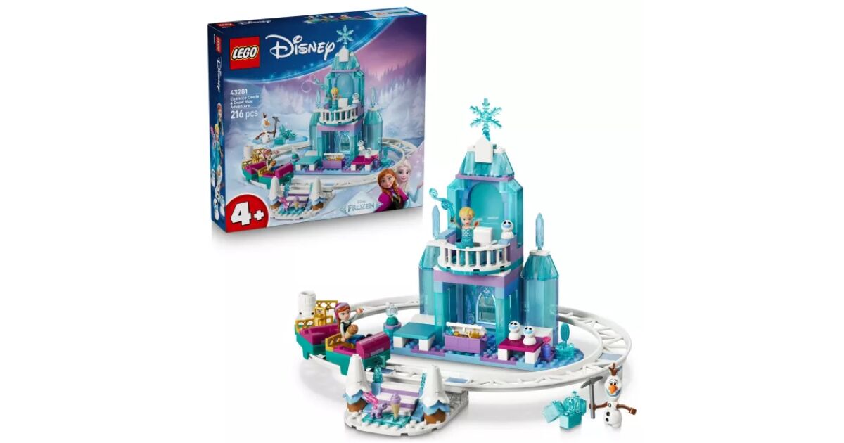 LEGO® │ Disney Princezná Elsa ľadový zámok a sánkovanie dobrodružstvo ...