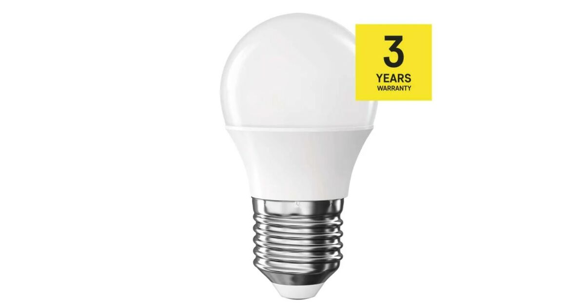 EMOS- LED izzó Classic Mini Globe / E27 / 4,2 W (40 W) / 470 lm ...
