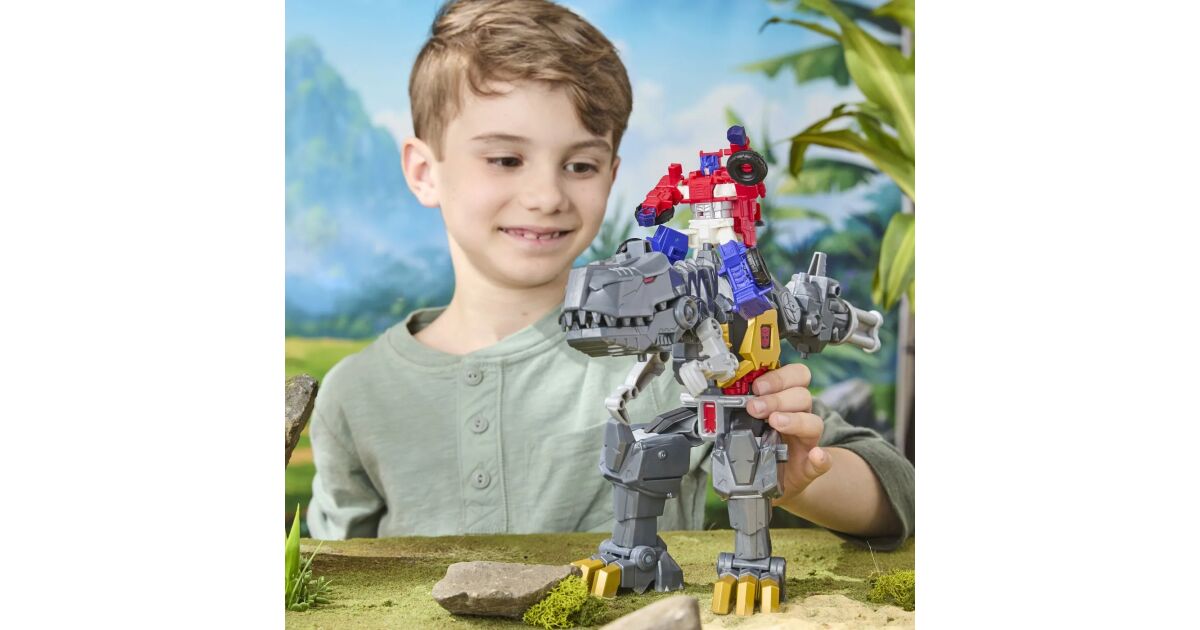 TRANSFORMERS CYBERWORLD ROBOT GRIMLOCK PRETVÁRATEĽNÝ NA DINOSAURA ...
