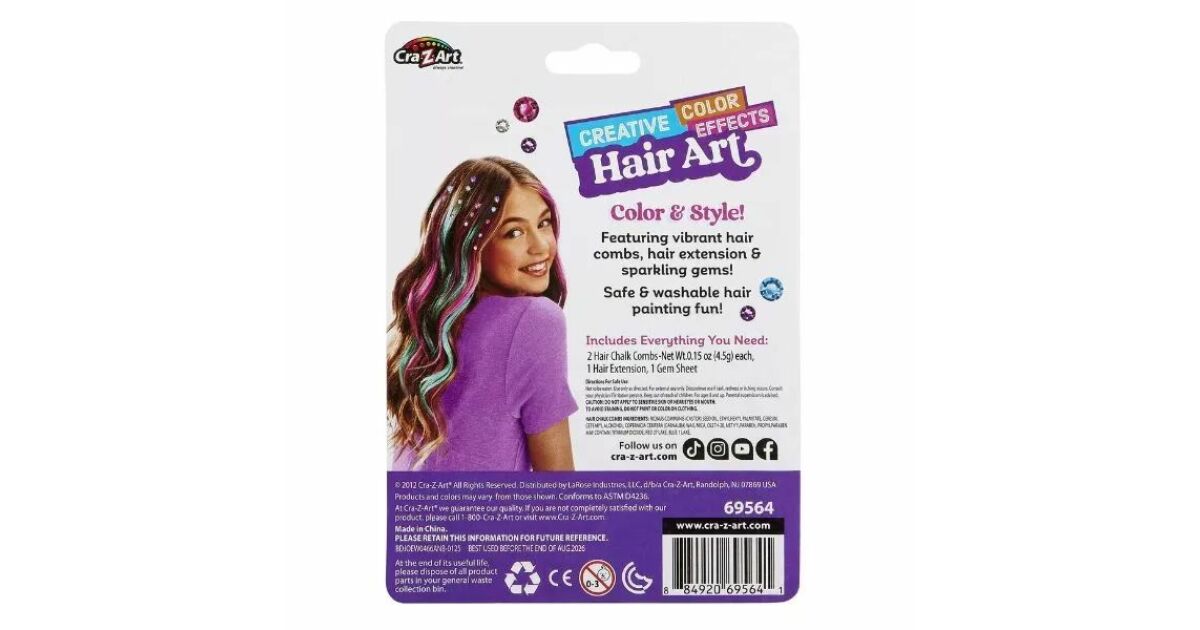 Shimmer’n Sparkle: Hajdíszítő kréta szett | Pepita.hu