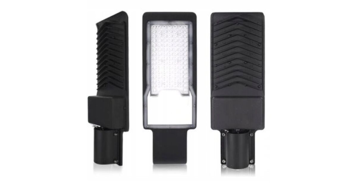 Utcai lámpa oszlopra homlokzatokon 100 W-os erős utcai lámpa reflektor ...