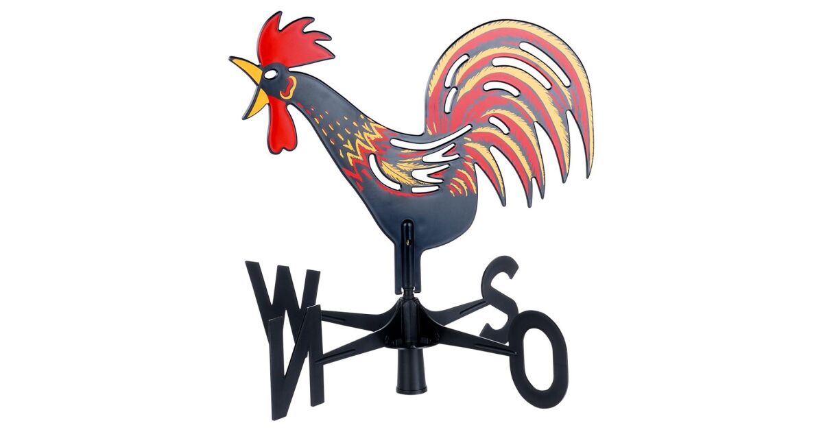 Kogut Pogodowy Ogrodowy Róża Wiatrów Wiatrowskaz Dekoracyjny Ozdobny ...