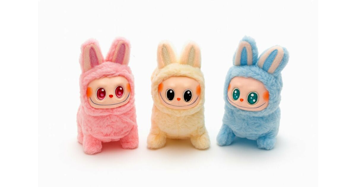 Interactive Plush Toy Lababu - 19x12 cm – Walks and Sings, Soft Plush ...