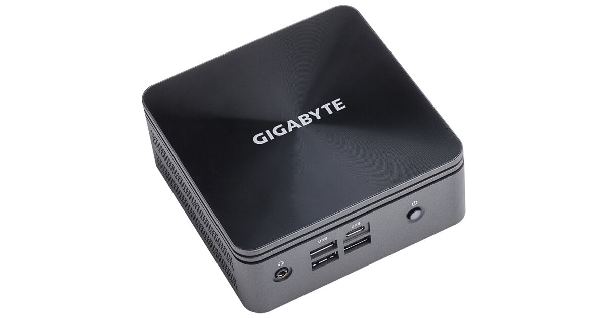 GIGABYTE GB-BRI3H-10110 PC/munkaállomás alapgép Fekete i3-10110U BGA ...