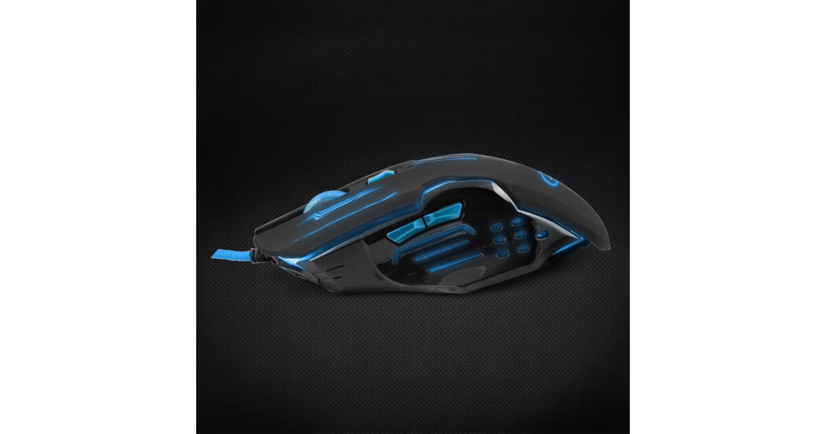 Mouse de gaming cu fir - Esperanza Apache EGM403B - Albastru | Pepita.com