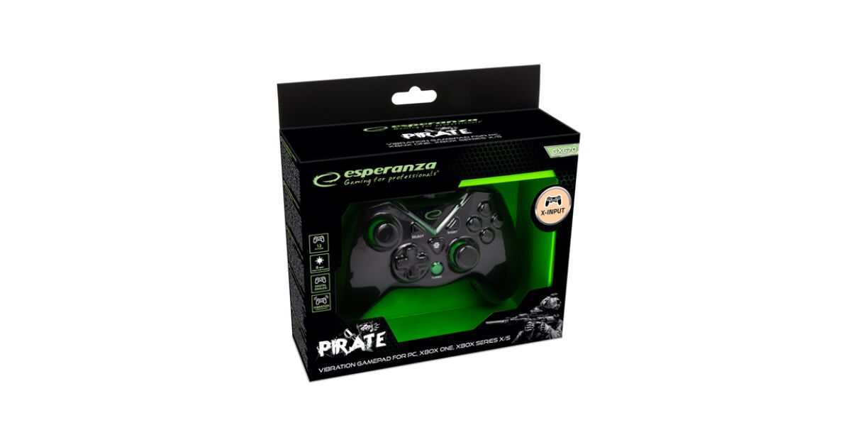 Controller cu fir (PC, XBOX ONE, XBOX SERIES X/S) - Esperanza Pirate ...