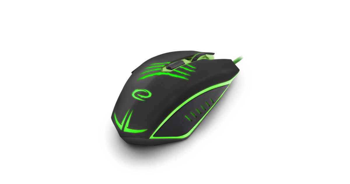 Mouse gaming cu fir și iluminare de fundal - Esperanza Claw EGM209G ...