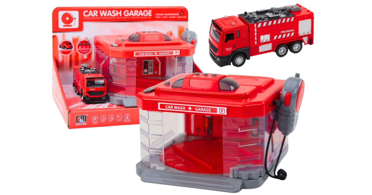 Stație de Spălare pentru Vehicule de Pompieri cu Lumini și Efecte ...