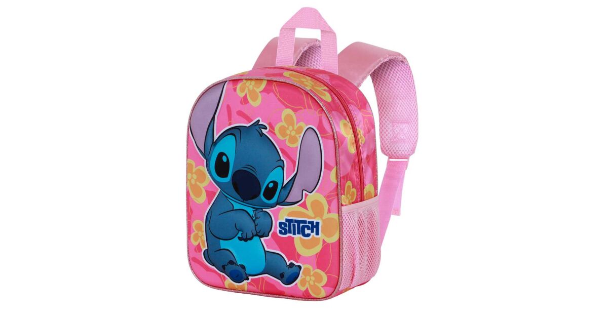 RUCSAC STITCH PINK ELITE 3D - 25cm X 30cm X 10cm | Pepita.com