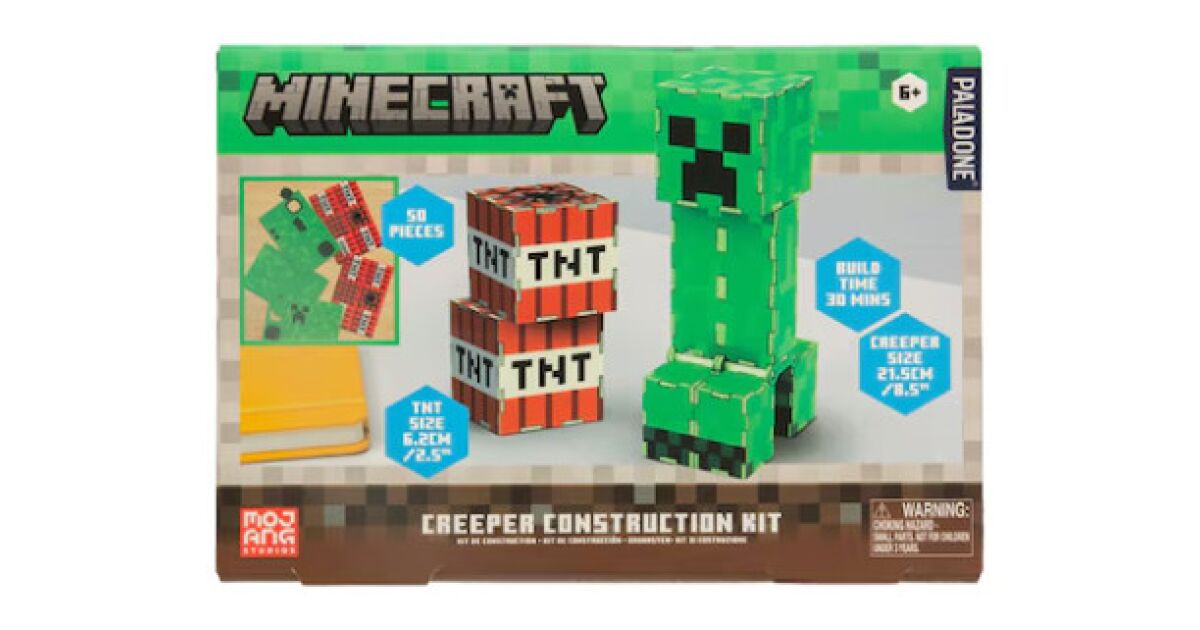 Minecraft Creeper & TNT építőkészlet | Pepita.hu
